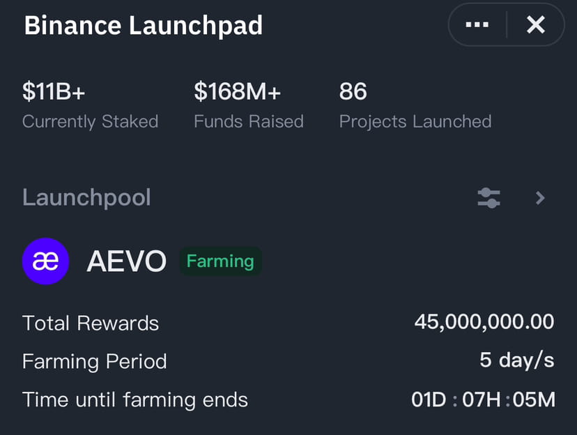 🚀 LESS THAN 2 DAYS LEFT FOR THE AEVO #BINANCE LAUNCHPOOL! | Next 100X GEMS on Binance Square