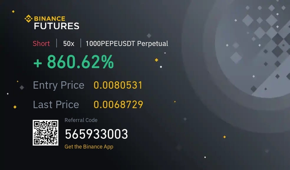 $PEPE I hit this shit coin. don't fall in greed of 1$ those | Sunny_BTC ...