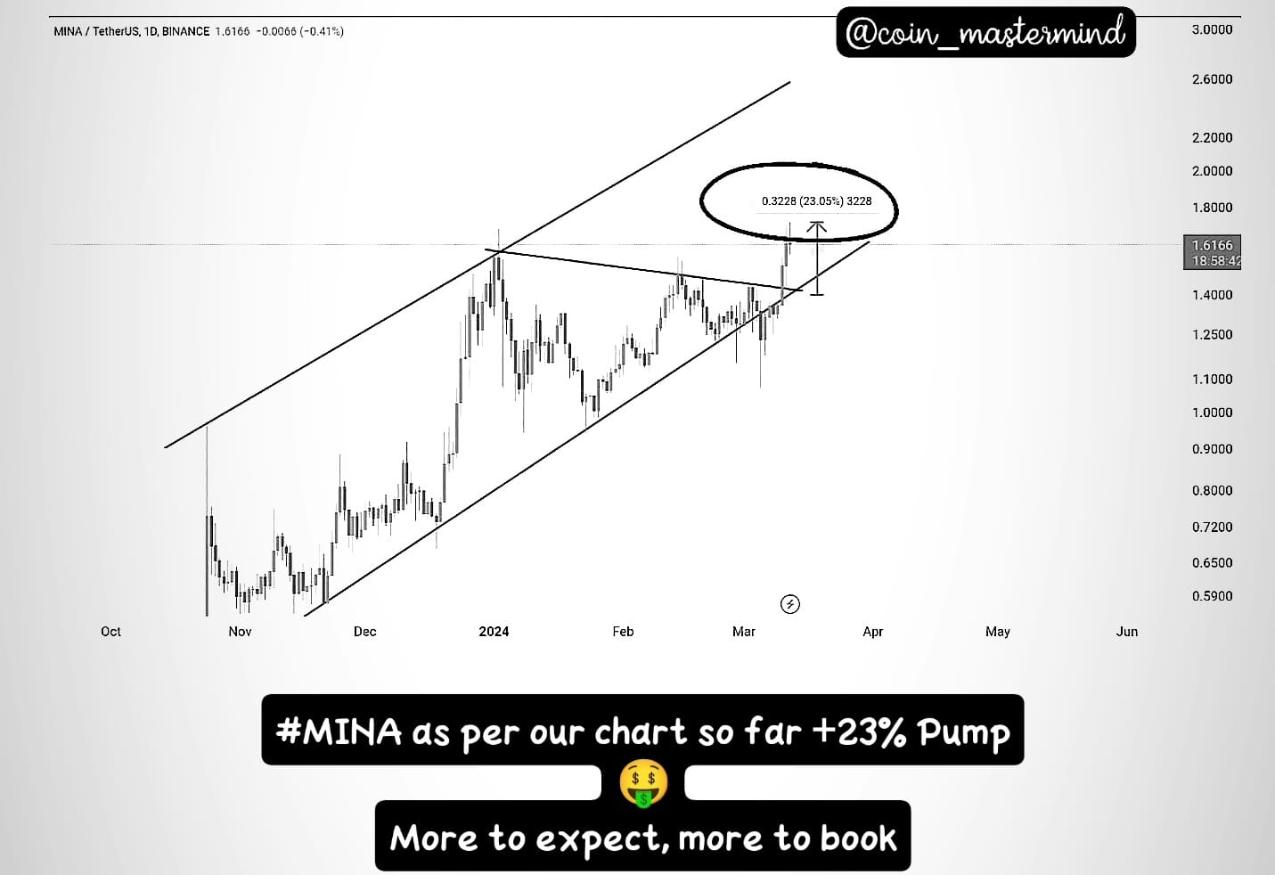 $MINA réalise des mouvements significatifs avec une pompe d | Coin ...