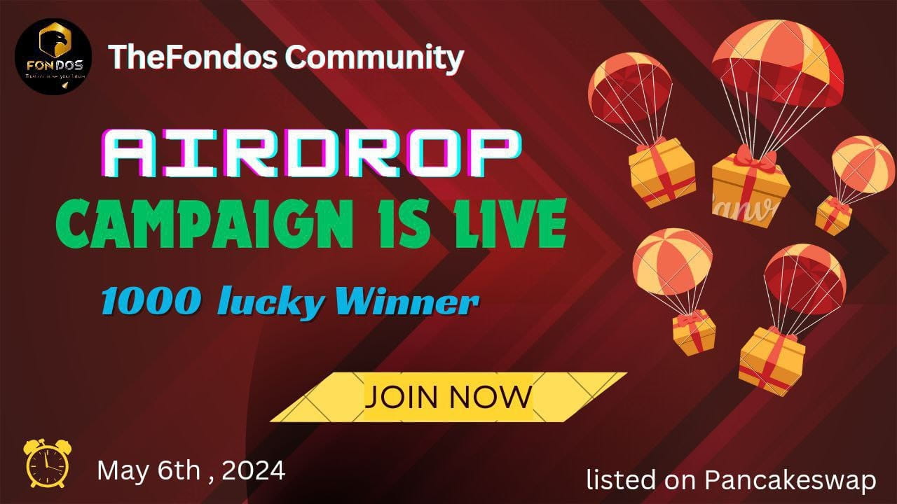 🎉 TheFondos Airdrop 🎁Reward: 2,500,000 DOS (~$3.5) 💎 | Coin hunter AMA ...
