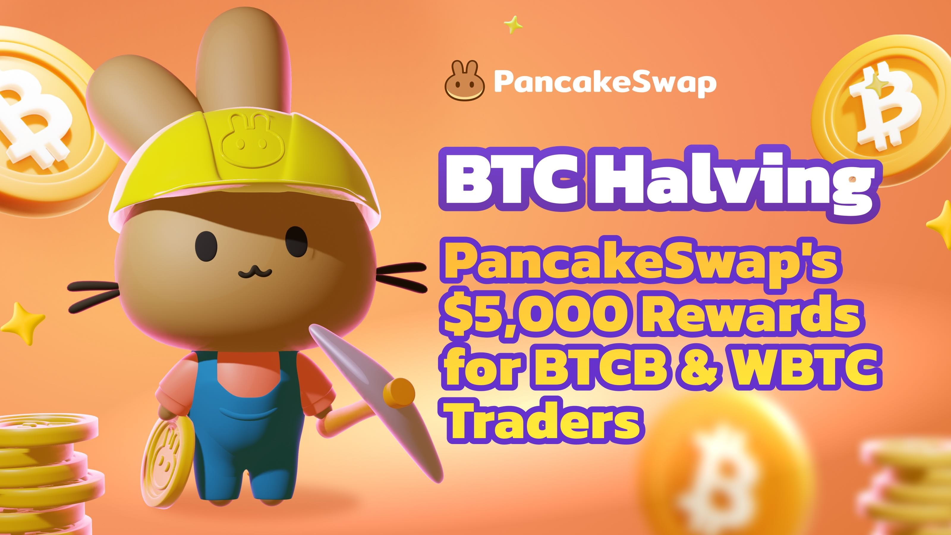 Join the PancakeSwap $5,000 Wrapped BTC Trading Campaign 📅 ...