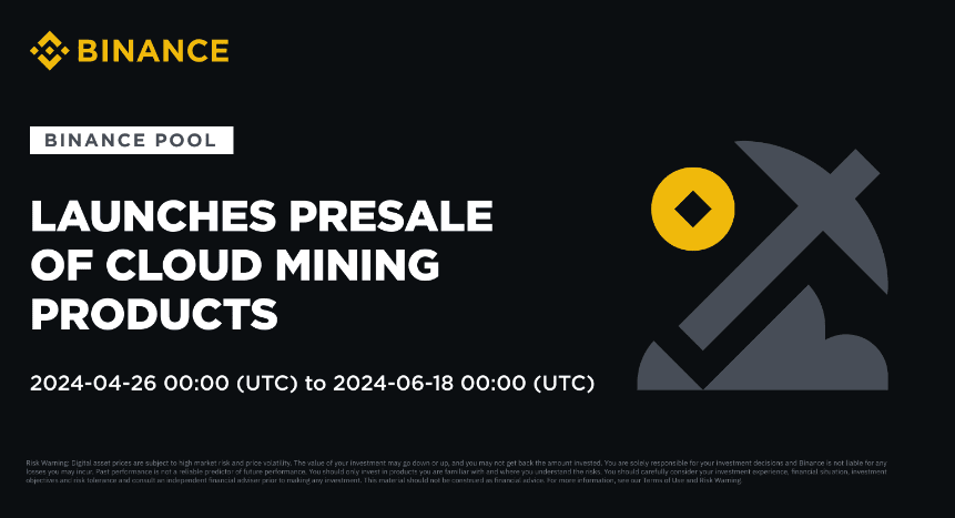 🚀PRE SALE CLOUD MINING IS NOW LIVE Binance is all set to | CRPTOHOLICS on Binance Square