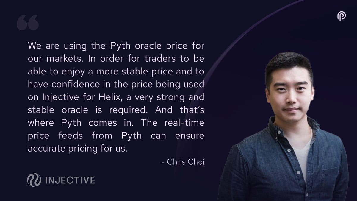 See what our friends at @injective have to say about Pyth 🔮 | Pyth Network on Binance Square