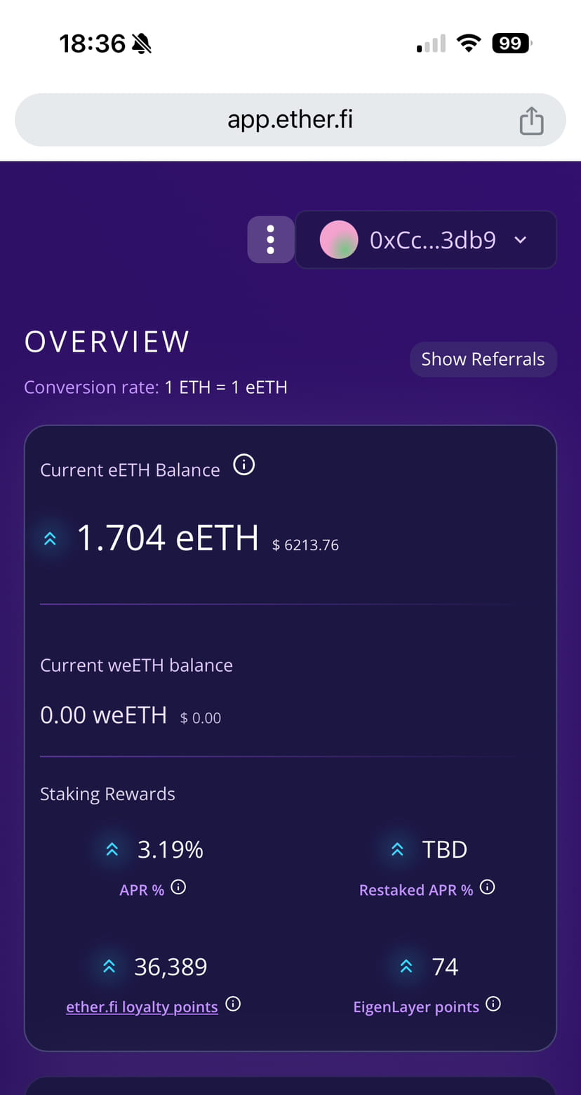 $ETH $ETHFI This wave of staking is very comfortable. Wait | Feed-Creator-28cd19498 on Binance ...