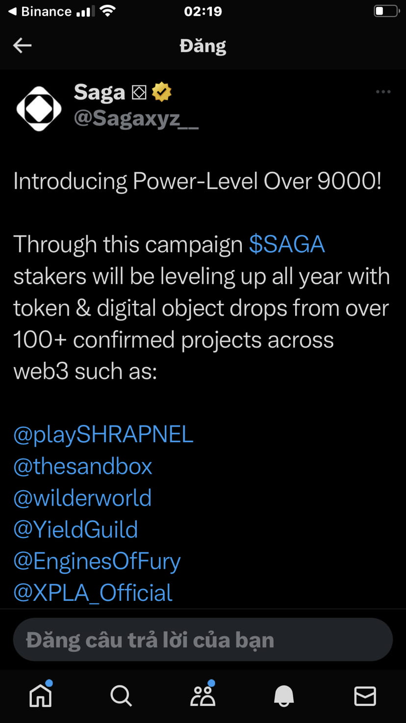 $SAGA is too good for a layer 1 product, promising for thos | a-z--z-a on Binance Square