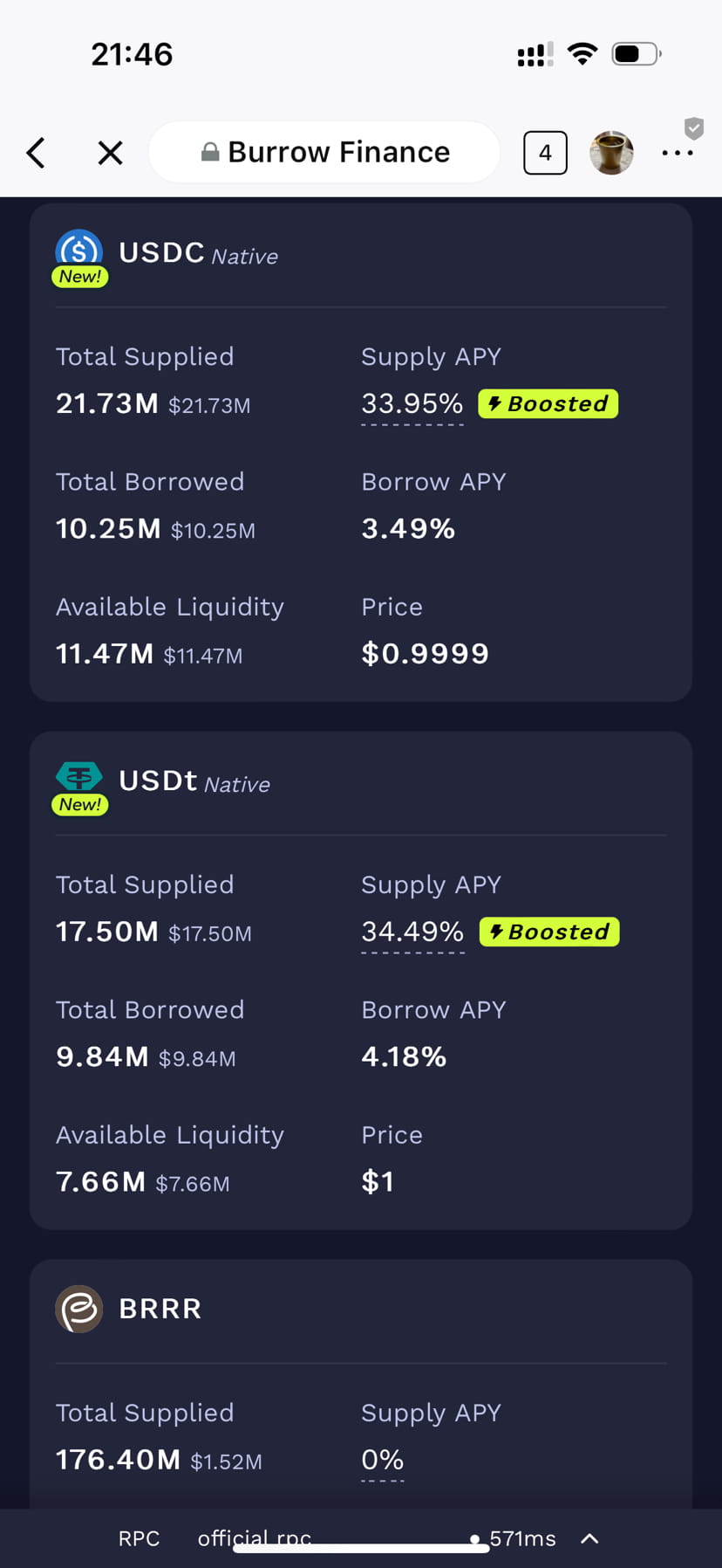 https://app.burrow.finance/ Near native lending, stablecoin | 浩瀚星河admin on Binance Square
