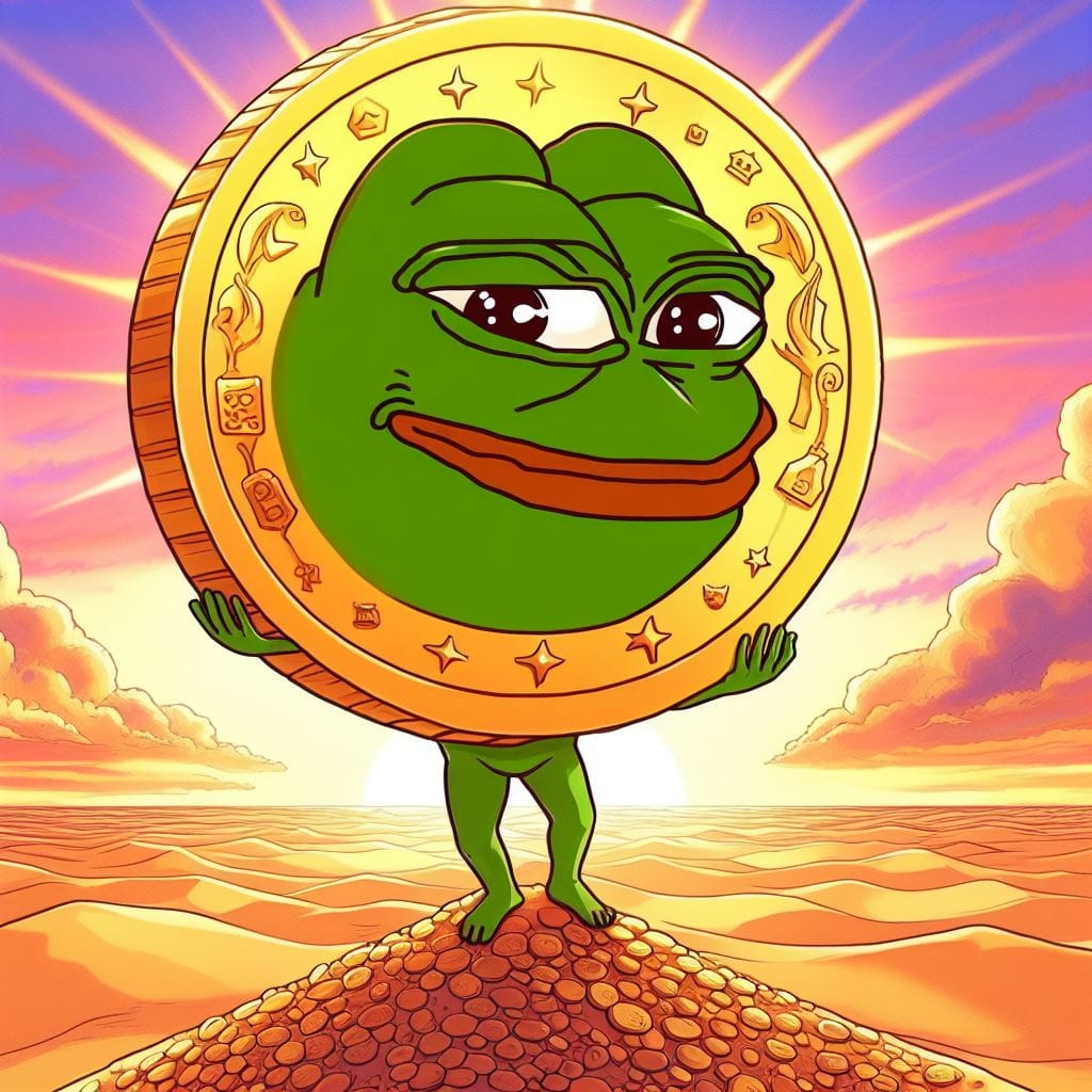 In the virtual world, a frog smiled, “Pepe Coin,” she said, | HLSave on ...