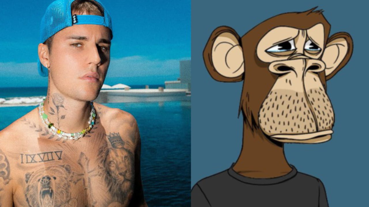 Justin Bieber Invests Over $2 Million in 2022 in NFTs | Coins97 on ...
