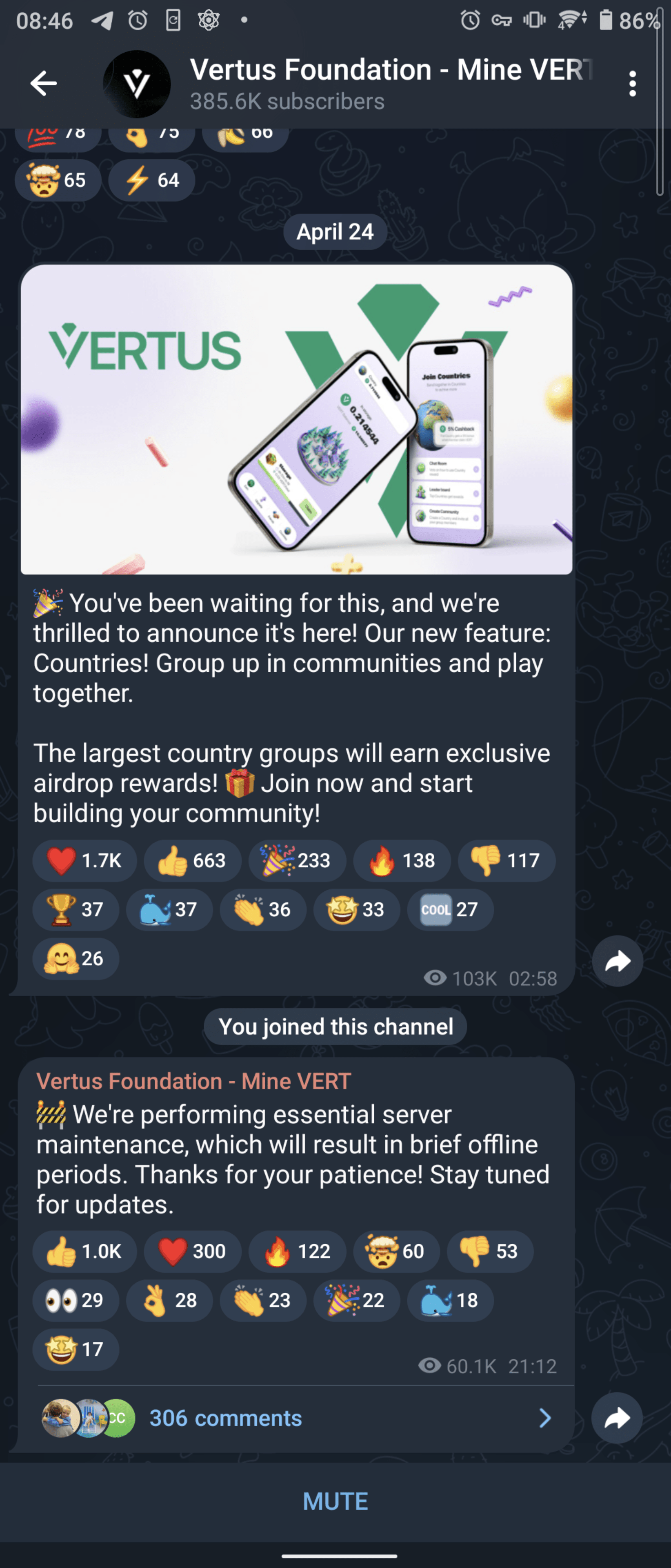 Vertus (wallet application platform) Mobile mining was launc | liwai on Binance Square