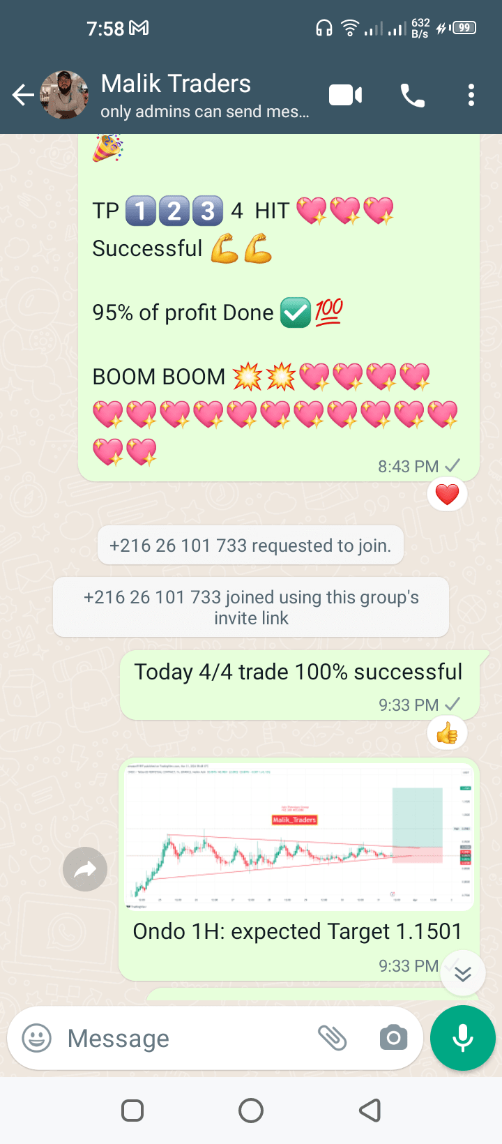Another 90% profit Done 💯 🥳🎉 ONDO from premium group | Malik_Traders on Binance Square