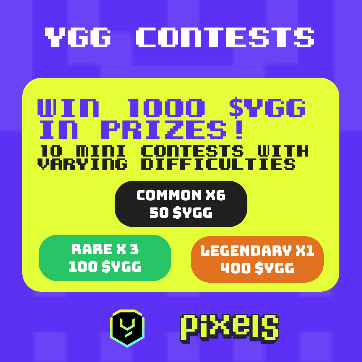 Calling all YGG x Pixels Superquesters! We have a week of 10 | Darth ...