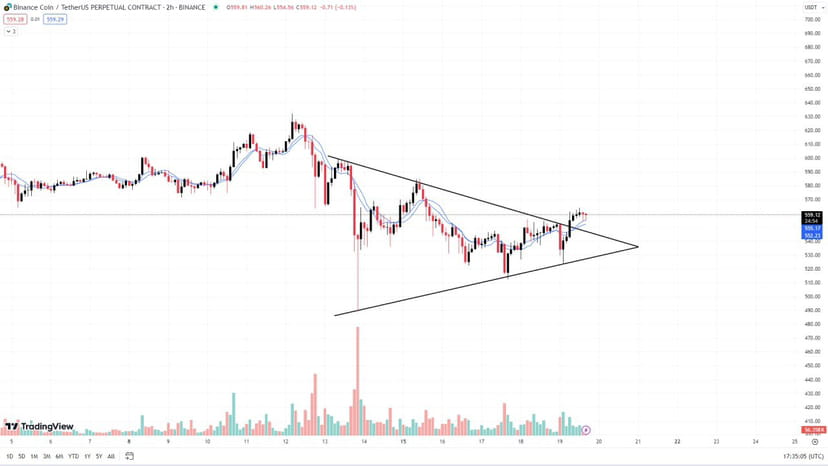 #BNB/USDT UPDATE: #BNB is now trading around 560$. #BNB has | kizoki ...