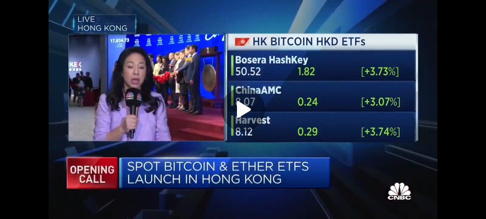 Asia's first spot bitcoin and ether ETFs debuted in Hong Kon | Ilyas64184089 on Binance Square
