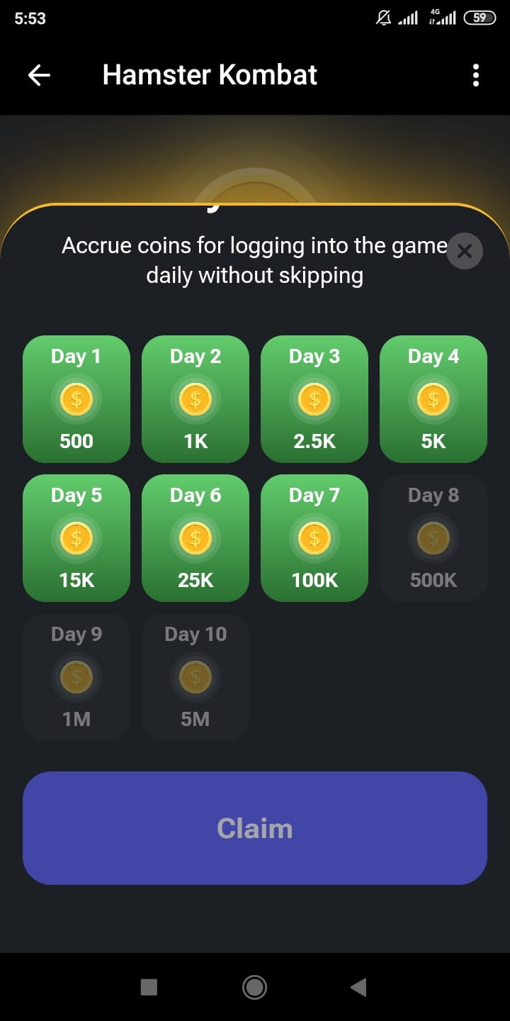 Hamster tap The best game to earn coins. Here you can improv ...