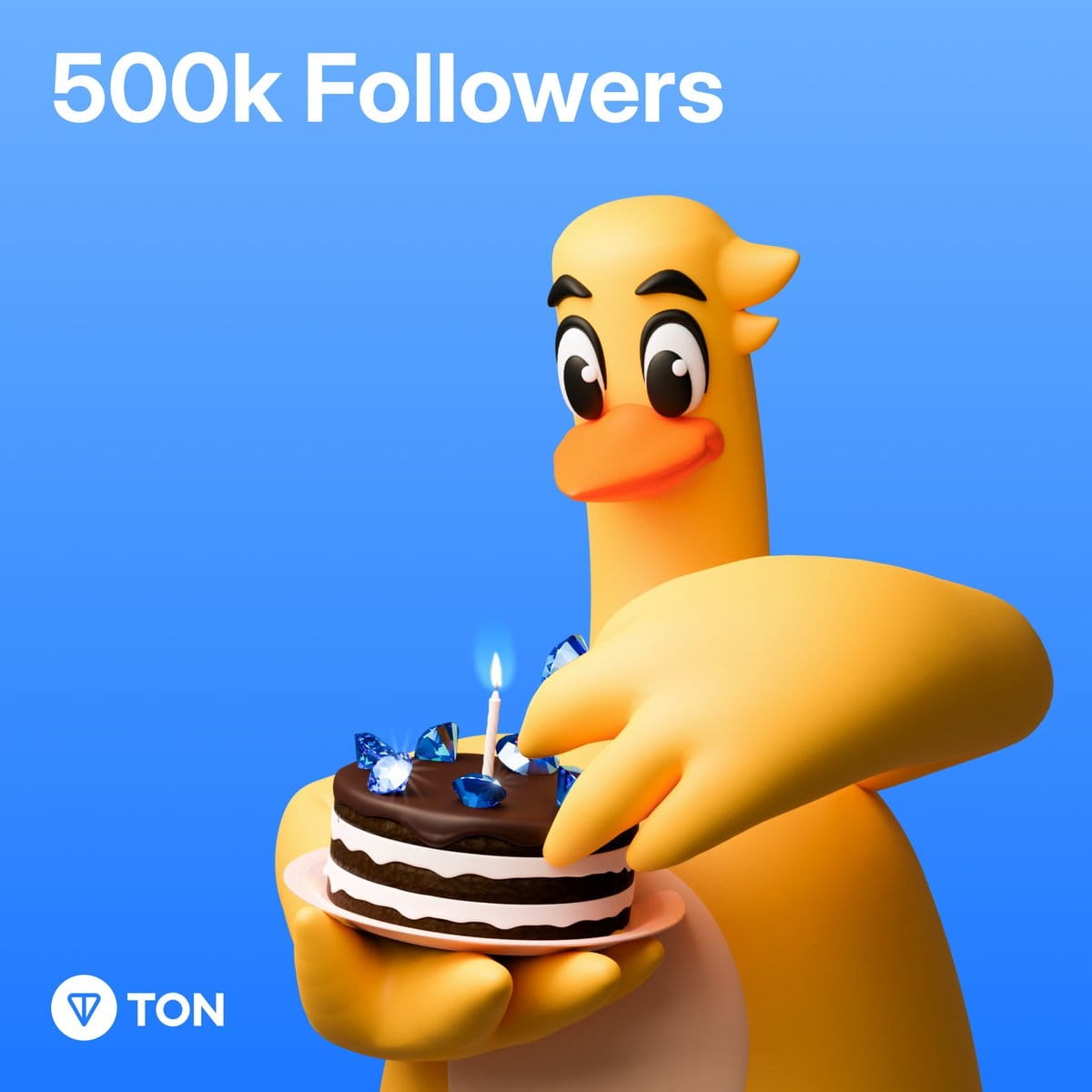 Already 500k 🤯🚀 Shout out to all $TON Community for making | Ton ...