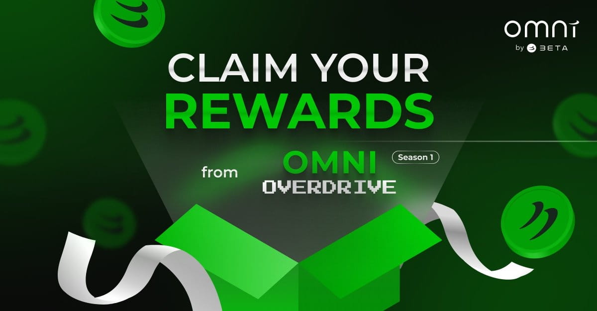 🪂 Your rewards from Omni Overdrive Program Season 1 have be | Beta Finance | v2: OMNI on Binance ...