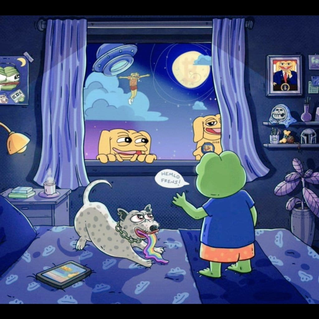 $ANDY IS THE PEPE BESTFRIEND Will follow $PEPE In a differen | GEM1000X ...