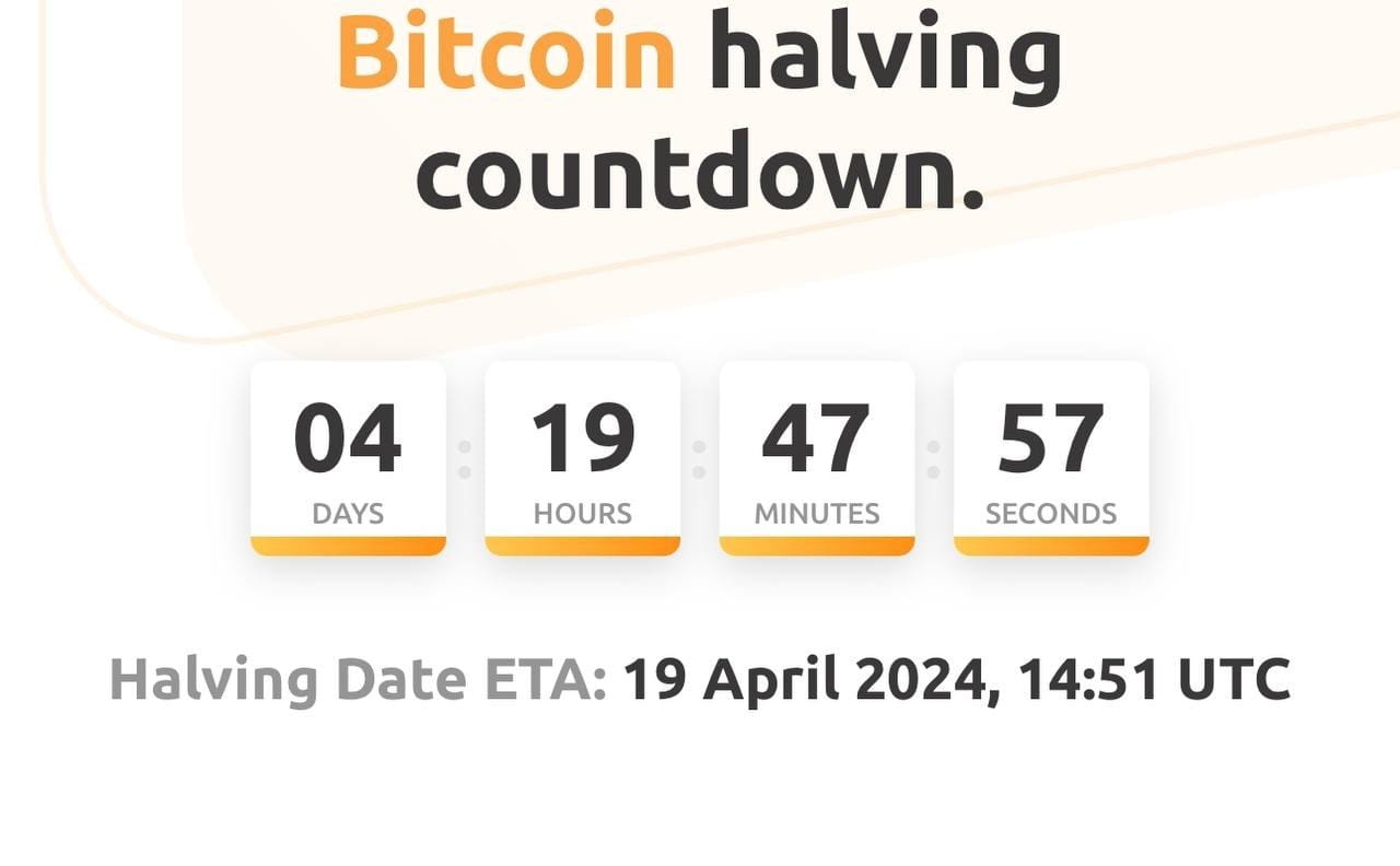 $BTC Halving Last 4 days.. | XTraderBot on Binance Square