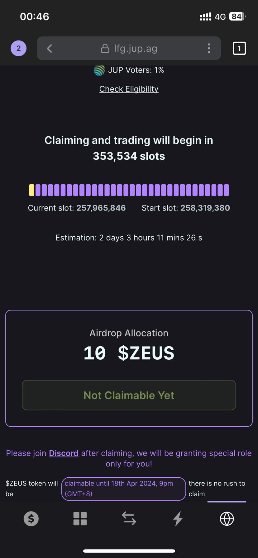 $JUP zeus airdrop, one cast 1500+ votes, the other cast 1 vo ...