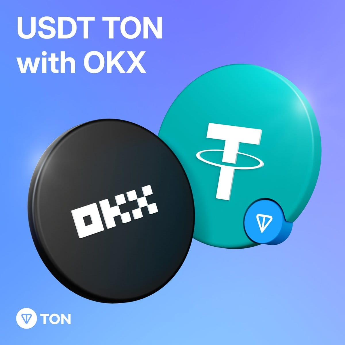 🔈 @okx has teamed up with TON Foundation to launch the USDt | Ton Network on Binance Square