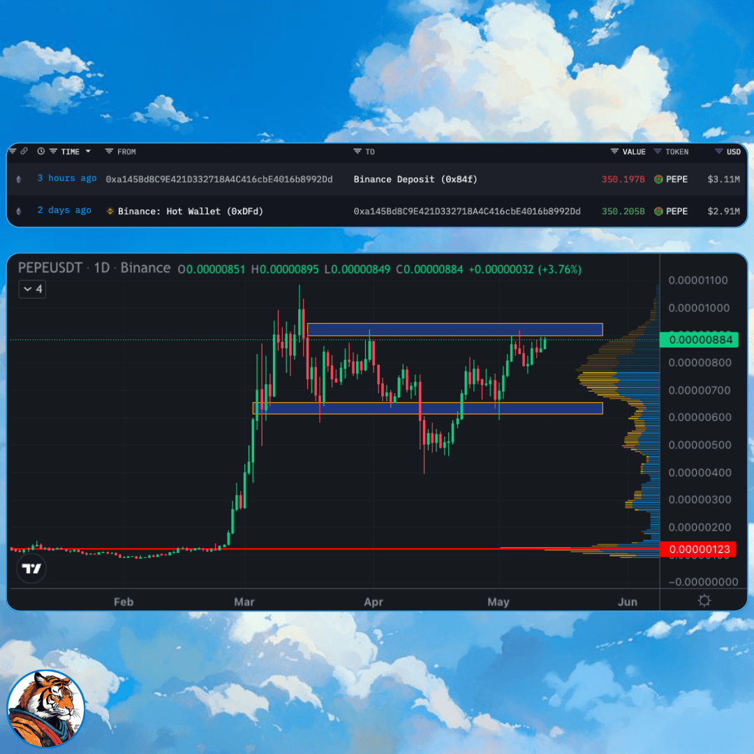 :: On-chain Insights :: 💥 Whale trader with a 100% $PEPE t | Catakor on ...