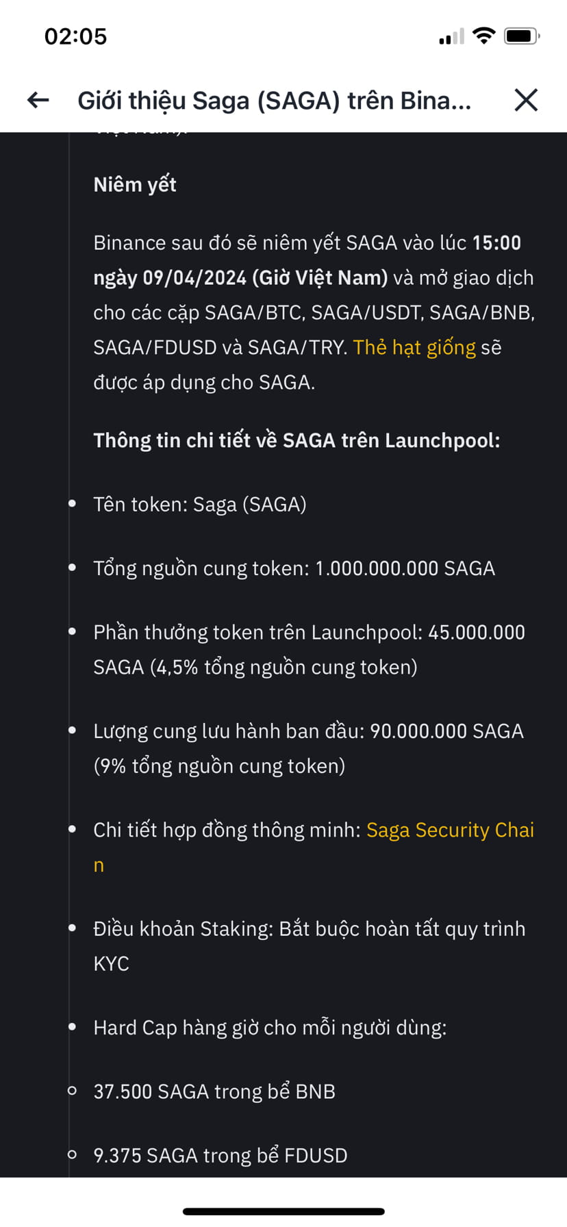 $SAGA Is potential project 51 as good as rumored? According | Anh 4 cui mia on Binance Square