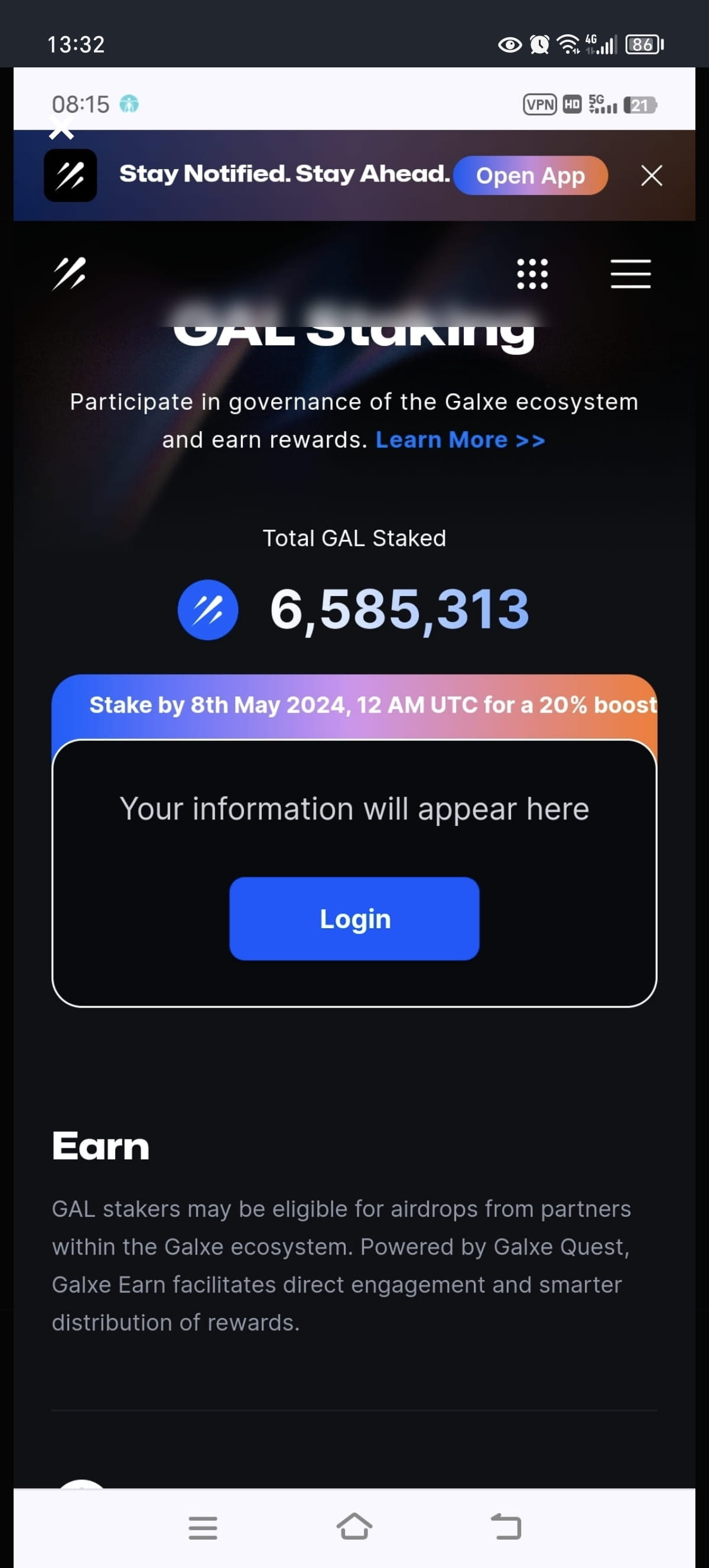 $GAL GAL has already reached 6.5 million tokens, which is aw | Just ...