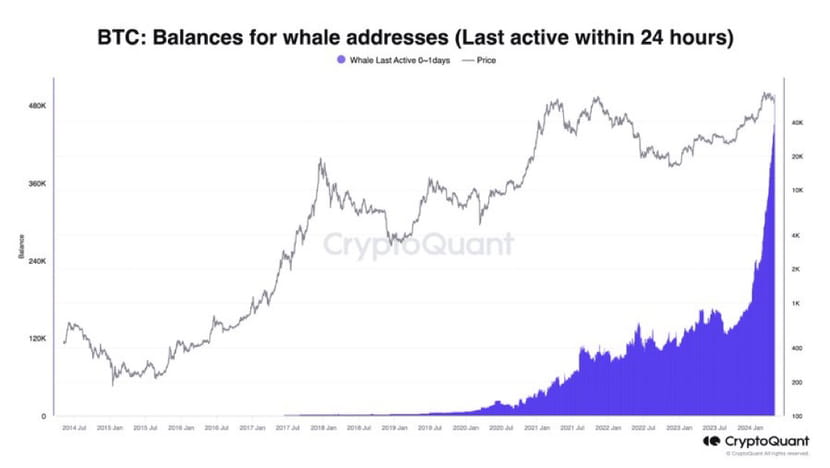 #Bitcoin whales accumulated 47K $BTC in the past 24 hours. | WhaleGuru on Binance Square