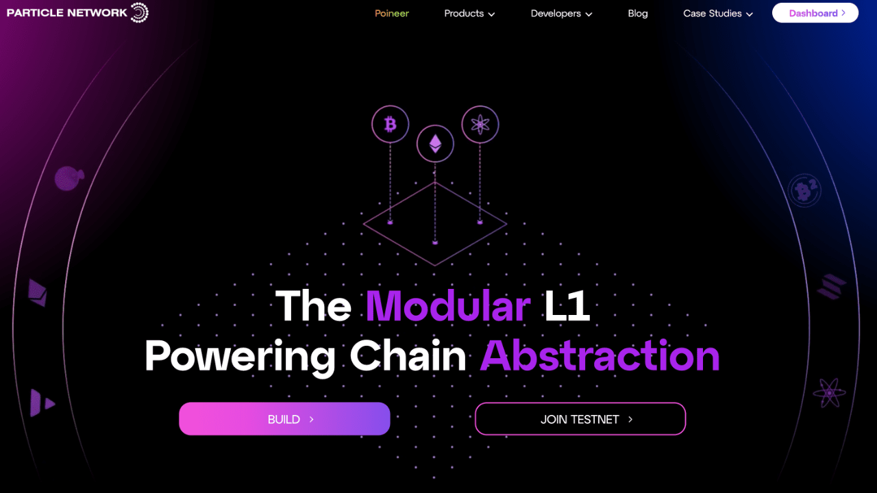 The top L1 public chain Particle Network has launched the test network ...