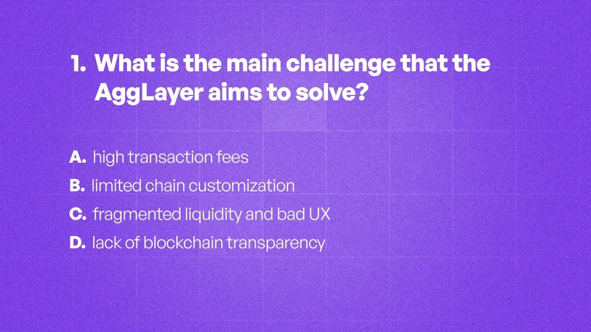 ser, how much do you really know about the AggLayer 🤨 1. | Polygon on ...