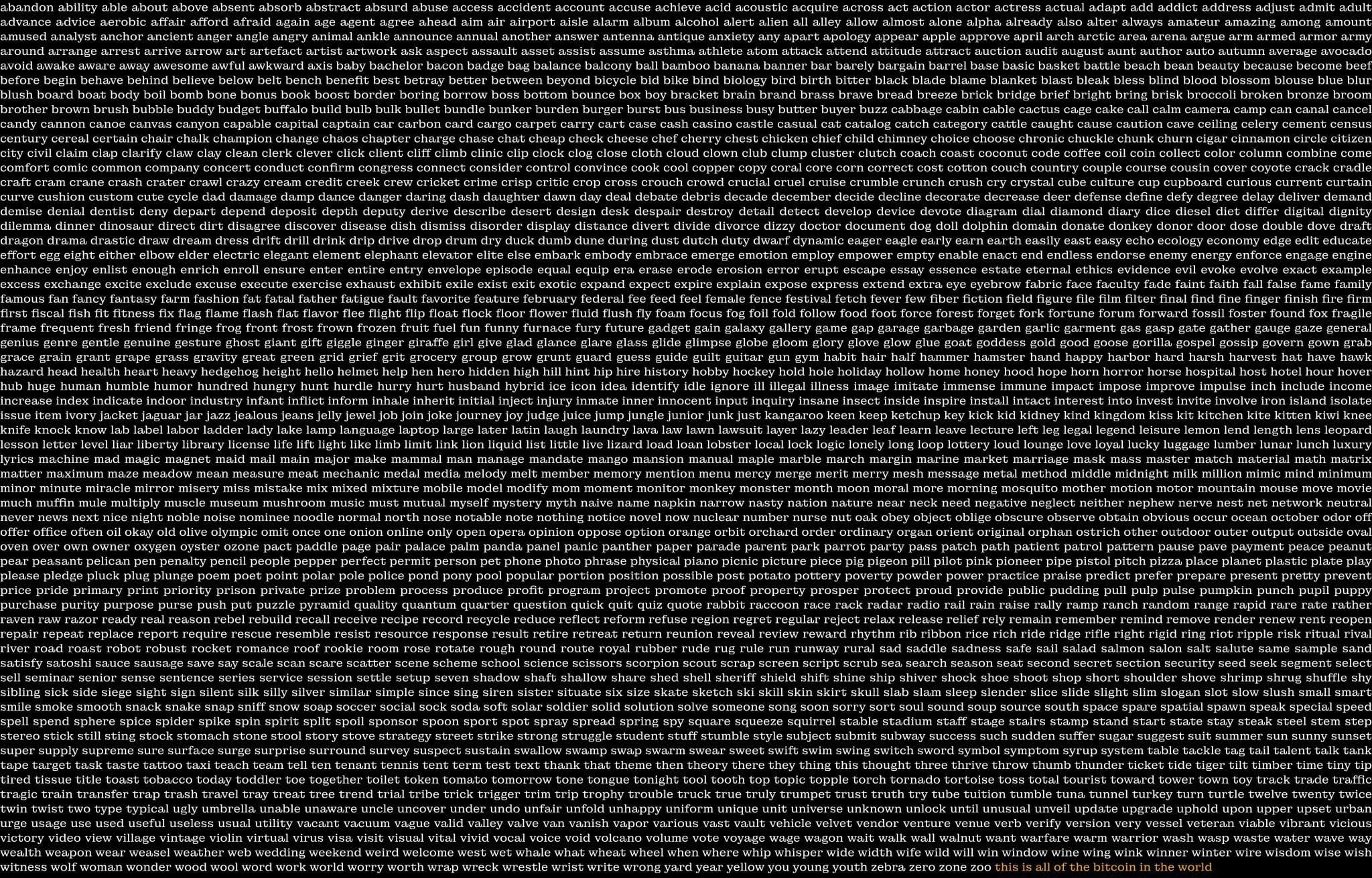 The romance of Bitcoin is that All Bitcoins in the world ar | Chris MG ...