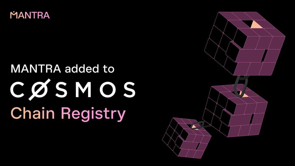 ⛓️ #MANTRA is now a part of the @Cosmos Chain Registry. Che | MANTRA on ...