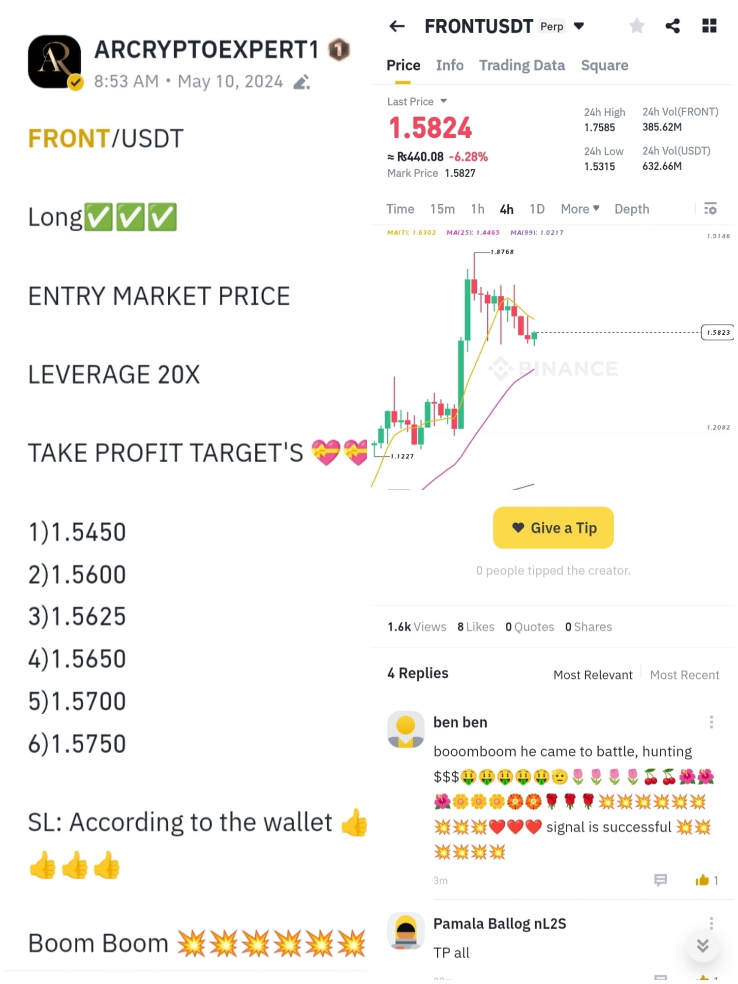 ️🥰🤩💥 BOOM BOOM MOVEMENT Congratulations to all of my | ARCRYPTOEXPERTS1 ...