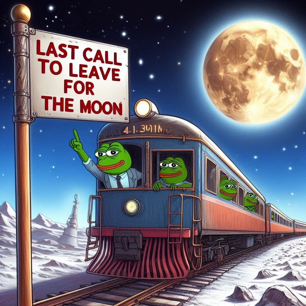 $PEPE Last Call to leave for the moon this year 0.01$ #mem | Whale ...