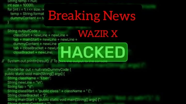 Breaking News WazirX, a popular Indian cryptocurrency exchange, has ...
