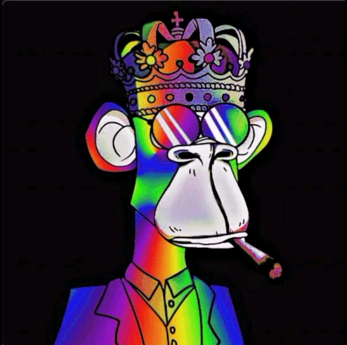 one of my Spectacular NFT a gangster monkey bedadero 🦍🚬 What do you ...