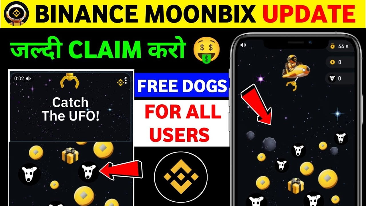 🚨 Join the Moonbix UFO Event on Binance! 🚨 Get ready to unlock your share of 145 million $DOGS ...