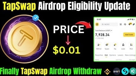 TapSwap Airdrop Eligibility Update! 🎉 Are you excited about the TapSwap airdrop? 🪂 In this video ...
