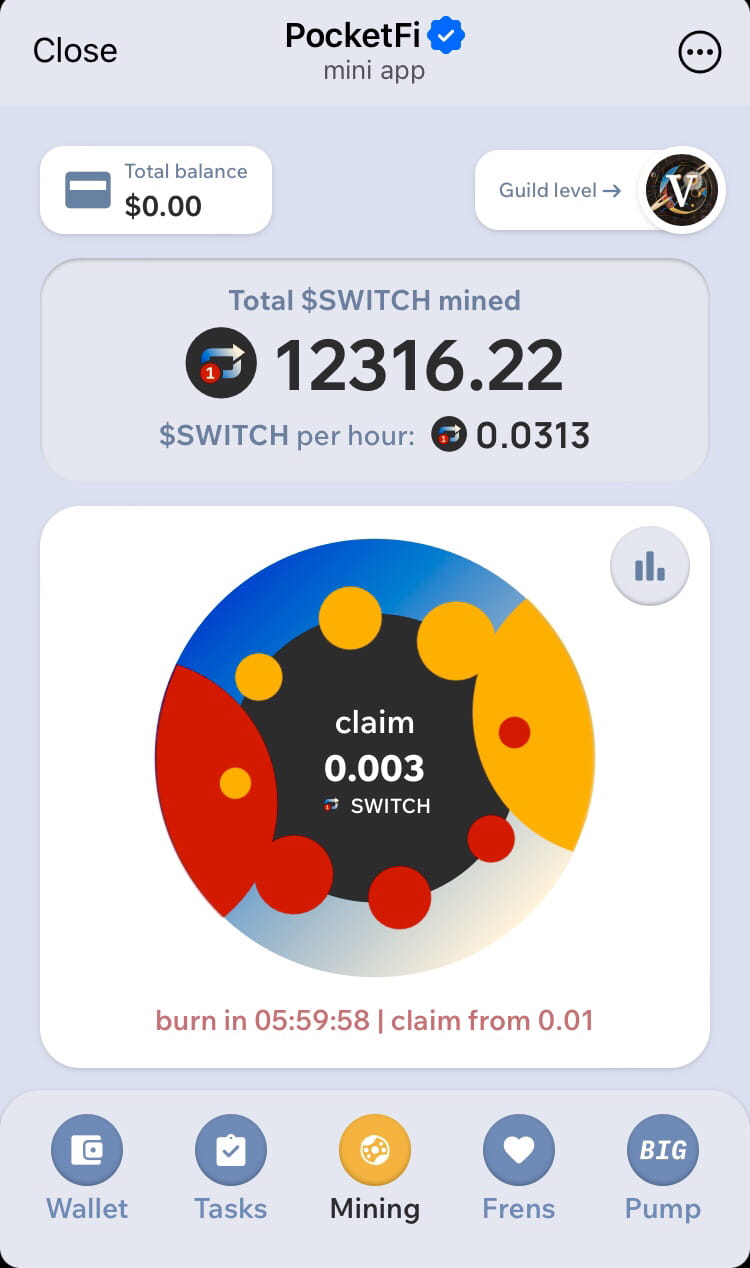 Hope you are still accumulating $SWITCH coins on PocketFi, A | X mucaN on Binance Square