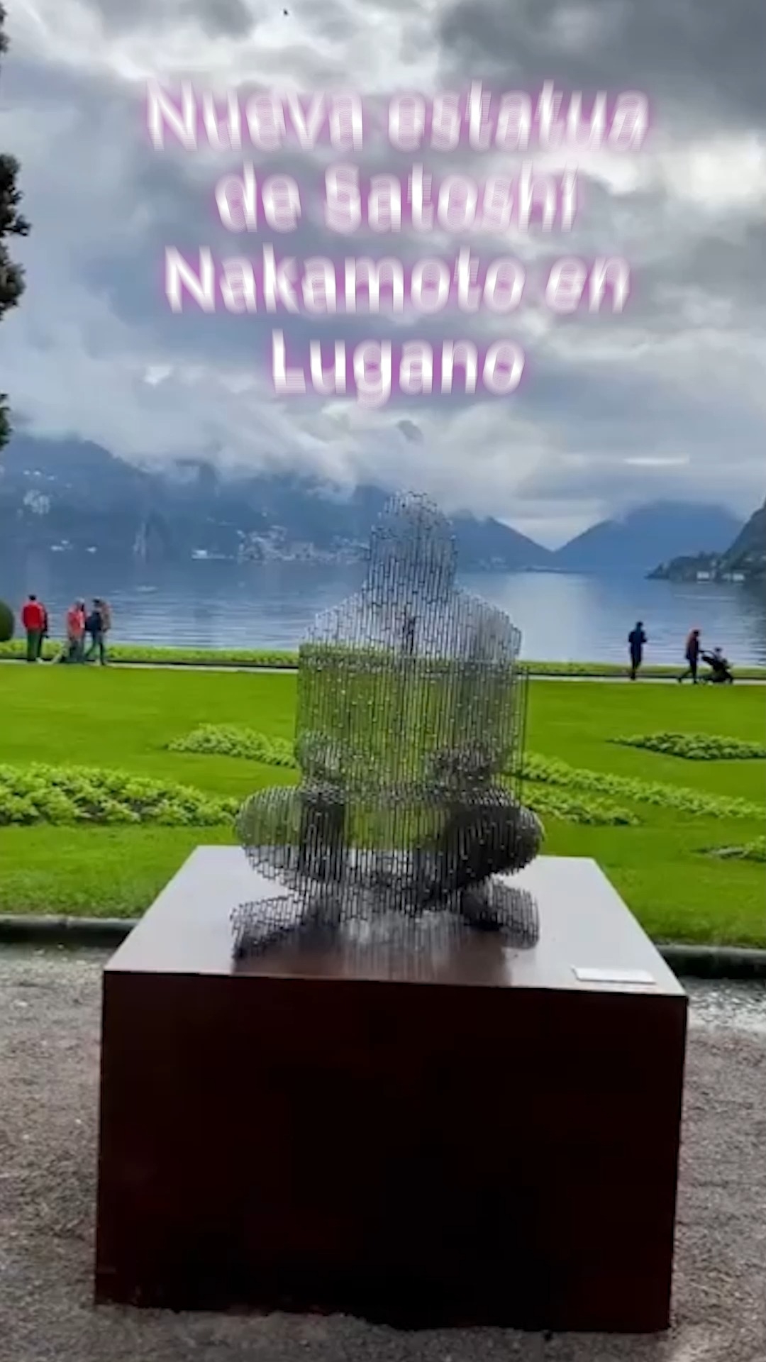 The new statue of Satoshi Nakamoto is impressive $BTC #Criptomonedas # ...