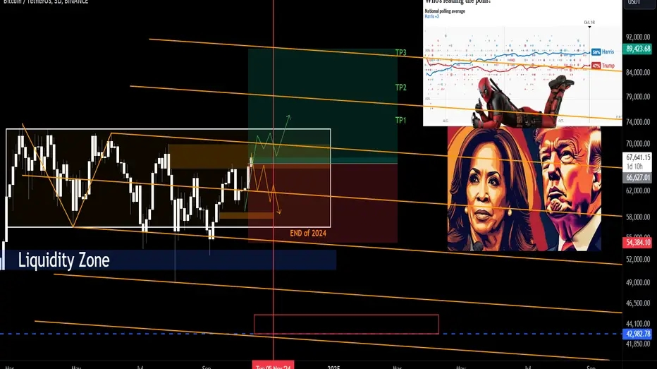 Bitcoin's Fate: Harris or Trump? / 19Days left for BTC | Krishn Kant ...