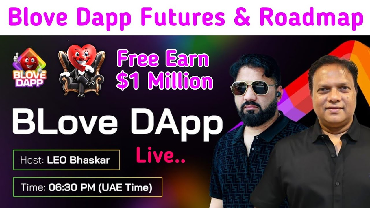 Blove Dapp World Biggest Tap to Earn ! Blove Dapp Earn $1 Million For Free ! Omar khan live（2 ...