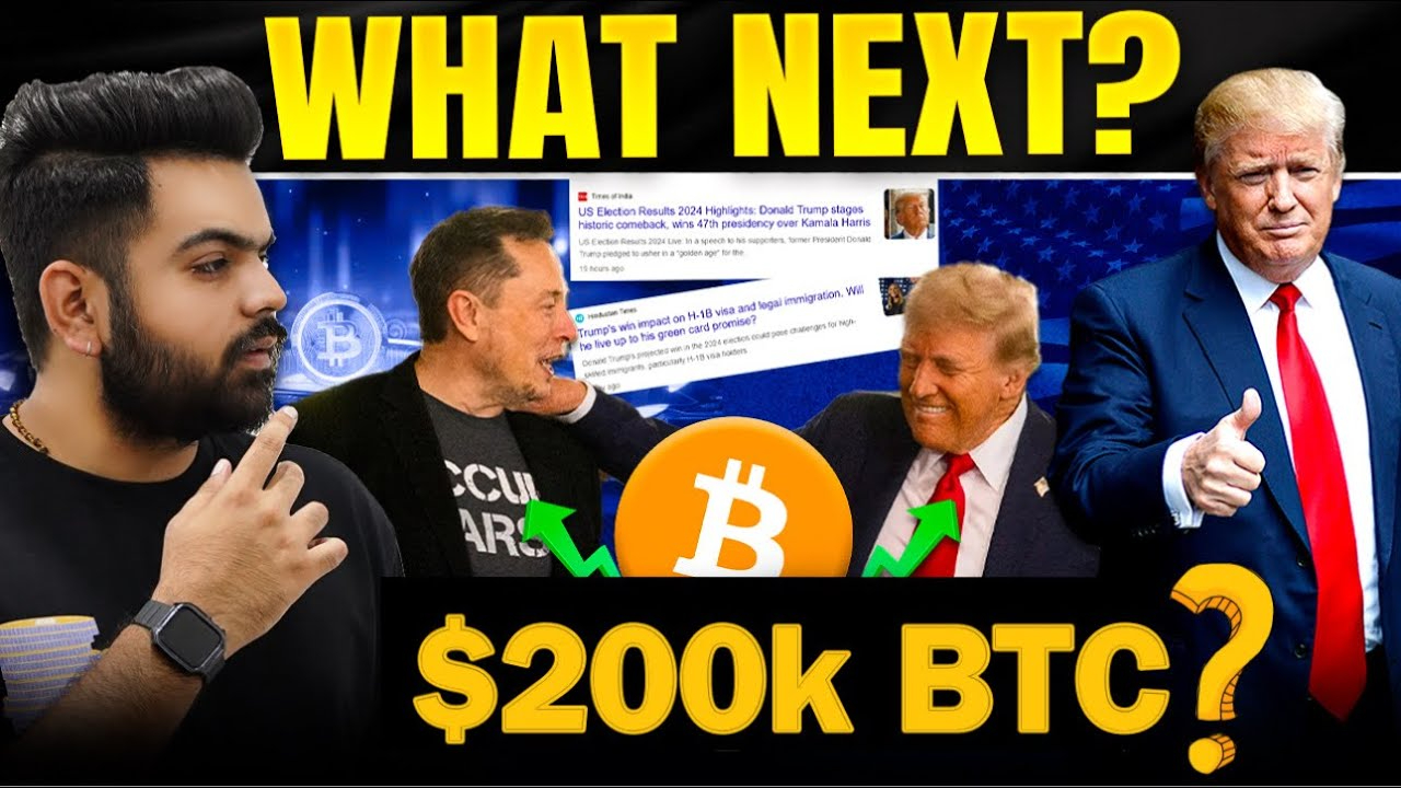 Donald Trump will send BITCOIN to $$200k | Bitcoin Update | Best time to Invest in Crypto（2 ...