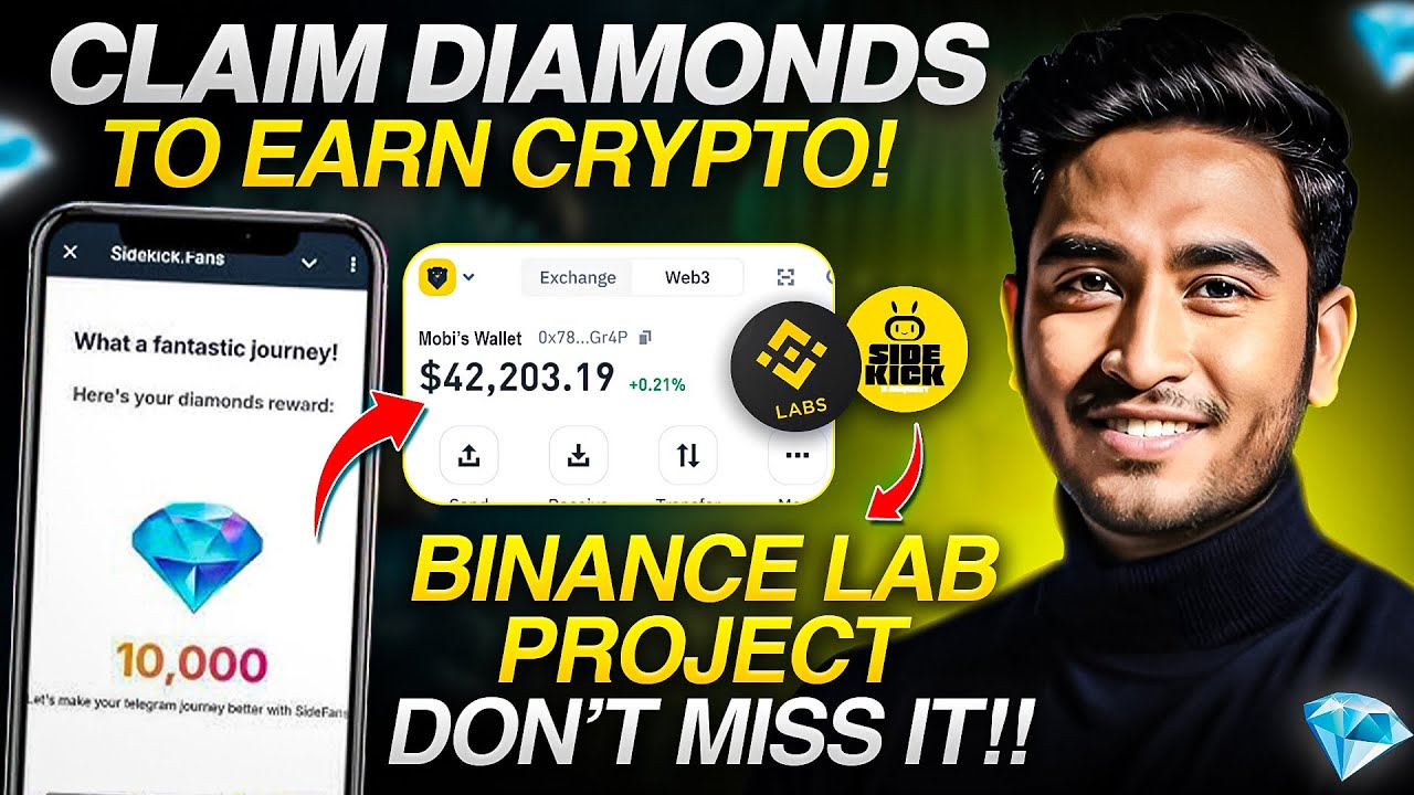 Earn Free Crypto Airdrop by Collecting Diamonds Binance Labs Backed Project – SideKicks | Crypto ...