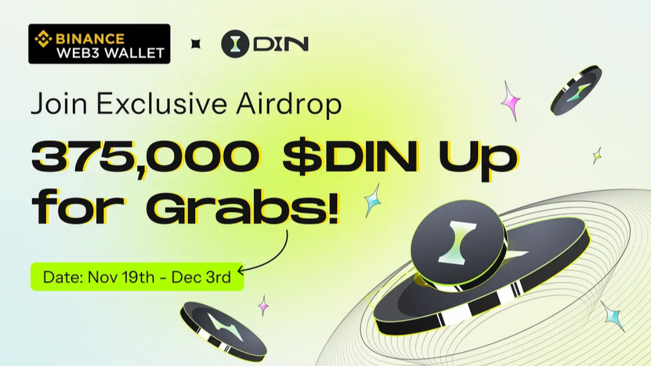 Welcome to Binance Web3 Wallet x DIN Airdrop Event! | DIN Data Intelligence Network en Binance ...