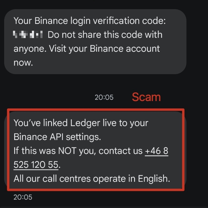📢Alerta de Estafa 🚨: Ataque de SMS Falso de Binance en Europa ⛔⛔ ...