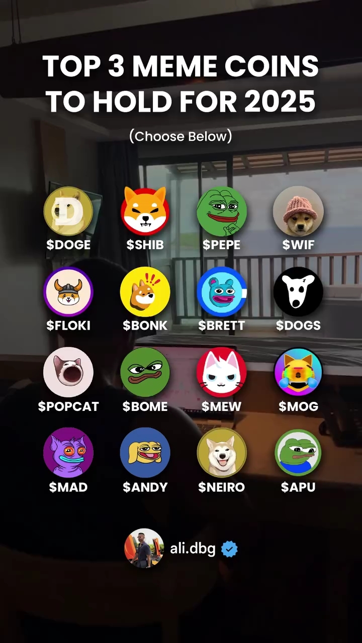Top 3 Meme Coins to Hold for 2025: Maximize Your Crypto Gains! Are you ...