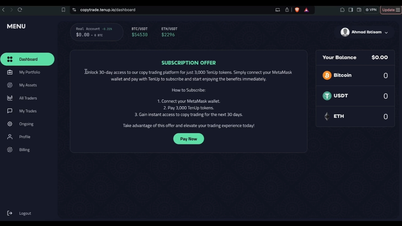 Learn How to Master TenUp Copy Trading! 🚀 In this tutorial, we’ll guide ...
