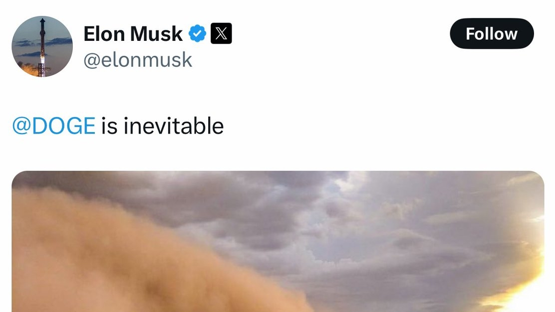 Elon Musk Declares: DOGE Is Inevitable on X Is $1 on the Horizon? 🚀 ...