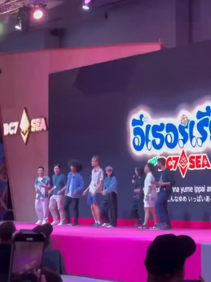 Ethereum founder Vitalik Buterin dancing and singing at the opening of ...